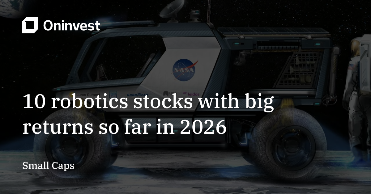 10 robotics stocks with big returns so far in 2026 – Oninvest