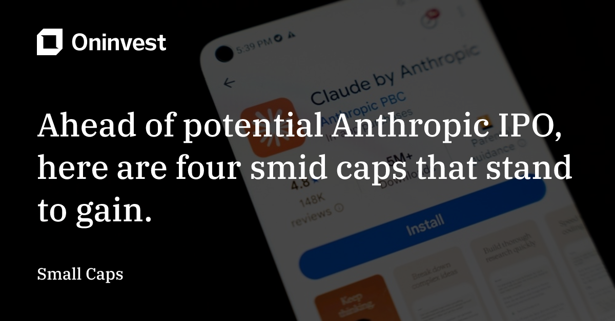 Ahead of potential Anthropic IPO, here are four smid caps that stand to ...